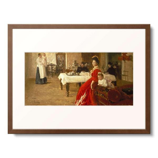 作家名:イリヤ・レーピンArtist: Repin, Ilja Efimowitsch,1844-1930 ウクライナ　ロシアImagetitle:The 作家名:イリヤ・レーピンArtist's Daughter, Tatiana and...