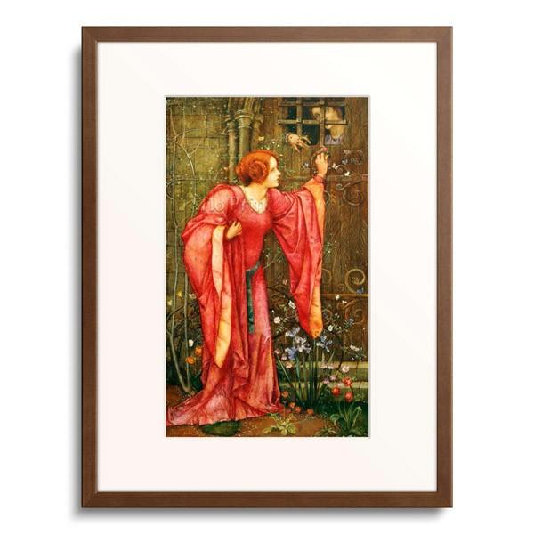 Artist:  Frampton, Edward Reginald,1872-1923 Imagetitle:  Steinmauern sind kein Gefangnis, Gitter kein Kafig fur ein lie...