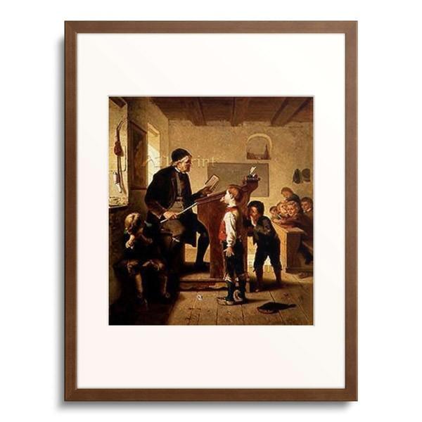 Artist:  Geerts, Julius,1837-1902 Imagetitle:  Schulstunde. 1880. Dimensions:  75 x 66 cm Location:  Private Collection