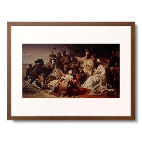 Artist:  Kockert, Julius,1827-1918 Imagetitle:  Harun ar-Raschid receives the envoy of Charlemagne. Location:  Stiftung ...