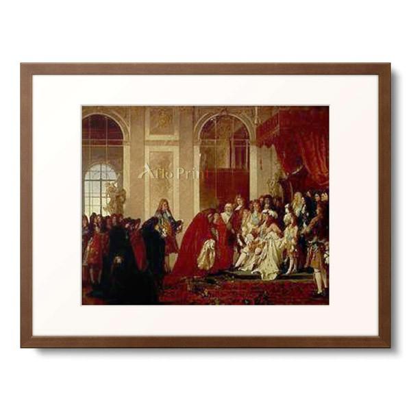Artist:  Pauwels, Ferdinand,1830-1904 Imagetitle:  Louis XIV. receives a Genoese legation in Versailles. 1686. Location:...