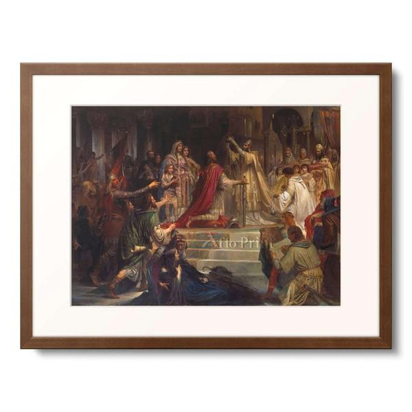 Artist:  Kaulbach, Friedrich August von,1850-1920 Imagetitle:  The coronation of Charlemagne. Location:  Stiftung Maximi...