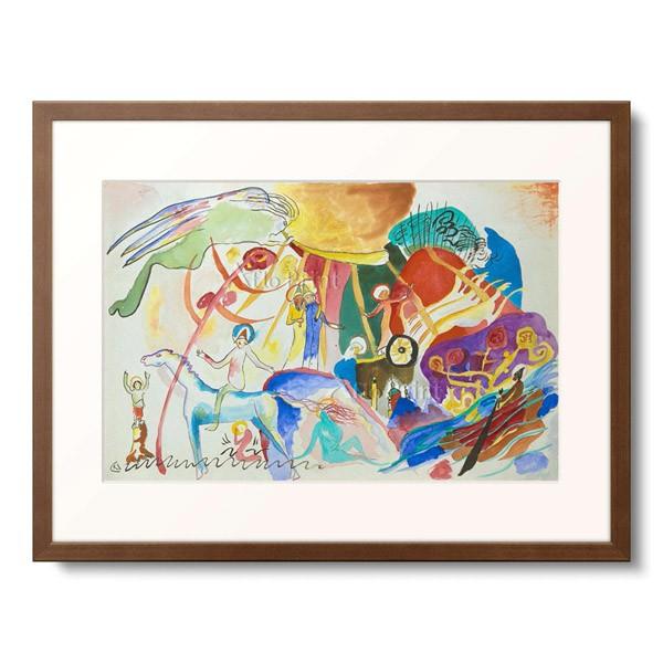 作家名:ワシリー・カンディンスキー  ( 1866年 - 1944年 ) 国籍:ロシア ジャンル:ドイツ表現主義 Artist: Kandinsky, Wassily,1866-1944 Imagetitle:Komposition mit...