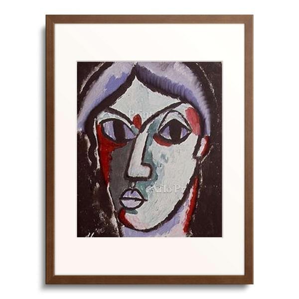 作家名:アレクセイ・フォン・ヤウレンスキーArtist: Jawlensky, Alexej von,1864-1941 ロシア　ドイツImagetitle:Portrait eines Mannes. Um 1913. Dimension...