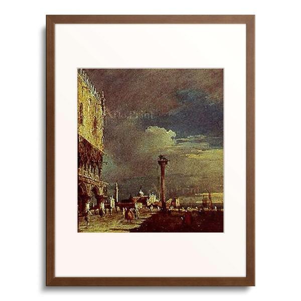 作家名:フランチェスコ・グアルディ  ( 1712年 - 1793年 ) 国籍:イタリア ジャンル:ロココ美術 Artist: Guardi, Francesco,1712-1793 Imagetitle:Venedig, Piazzett...