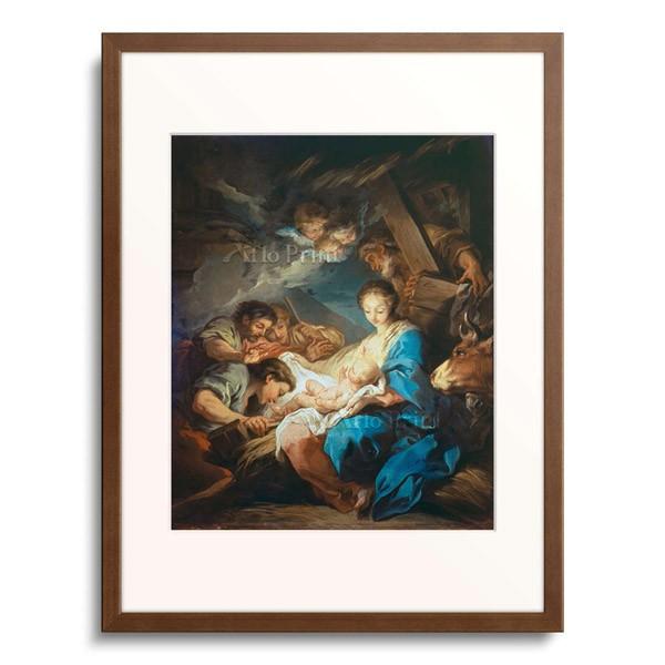 Artist:  Loo, Charles Andre van,1705-1765 Imagetitle:  Adoration of the Shepherds. Location:  Chartres, Musee des Beaux-...