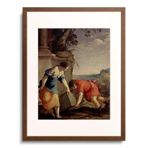 Artist:  La Hyre, Laurent de,1606-1656 Imagetitle:  Theseus findet die Waffen seines Vaters. Dimensions:  164 x 131 cm L...