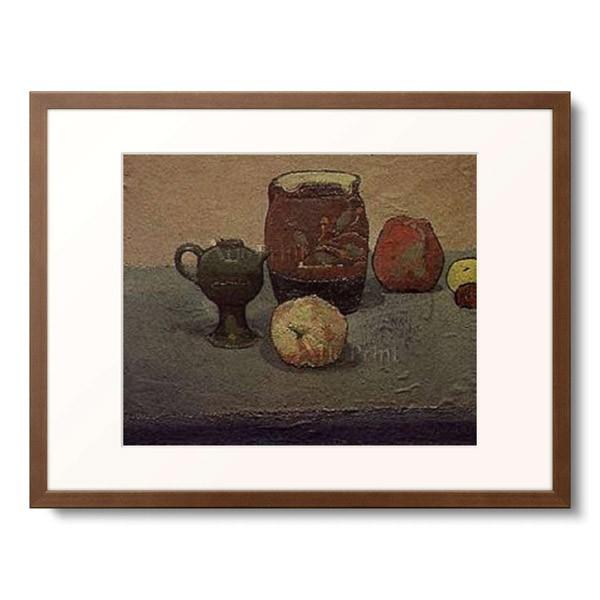 作家名:エミール・ベルナールフランスの画家ポスト印象派Artist: Bernard, Emile,1868-1941 Imagetitle:Krug und Apfel. 所蔵:ポンピドゥーセンター国立近代美術館(パリ/仏)