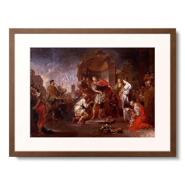 Artist:  Zick, Januarius,1730-1797 Imagetitle:  Marcus Curius weist die Geschenke der Samniter zuruck. Dimensions:  83 x...