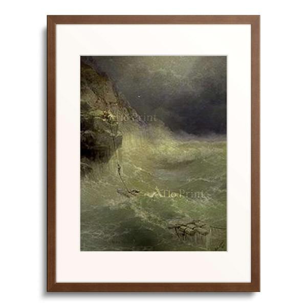 作家名:イヴァン・アイヴァゾフスキーロシアの画家ロマン主義Artist:Aivazovsky, Konstantinovich Ivan,1817-1900 Imagetitle:Nach dem Schiffbruch. 1897. 所蔵...