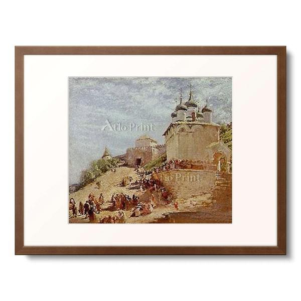 Artist:  Makovskij, Konstantin Jegor,1839-1915 Imagetitle:  Auf einem Platz von Ivanovskij bei Nishni Nowgorod. Location...