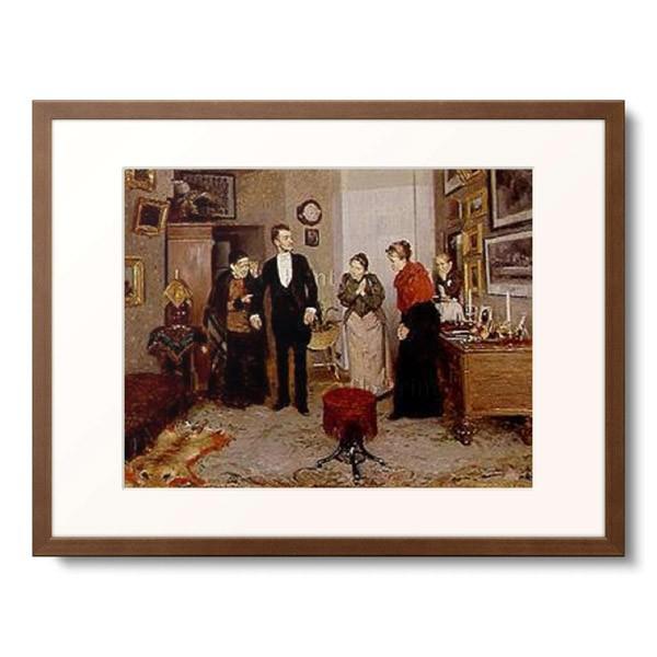 Artist:  Makovskij, Wladimir J Imagetitle:  His first tailcoat. 1892. Location:  Moscow, State Museum Archangelskoje