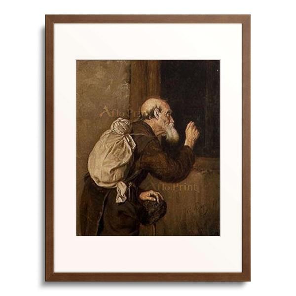 作家名:ワシーリー・ペローフArtist: Perov, Vasily,1833-1882 国籍:ロシアImagetitle:Alter Pilger an der Klosterpforte. 1865/1870. 所蔵:Moscow, ...