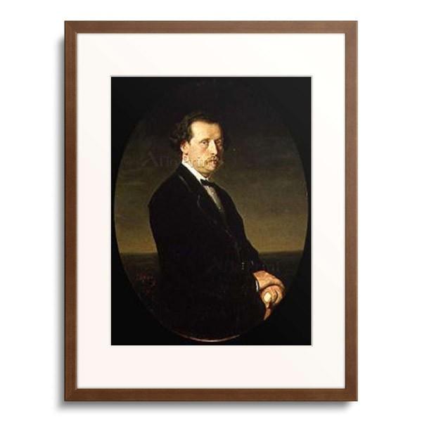 作家名:ワシーリー・ペローフArtist: Perov, Vasily,1833-1882 国籍:ロシアImagetitle:Bildnis Nikolai Rubinstein, Grunder des Moskauer Konserva...