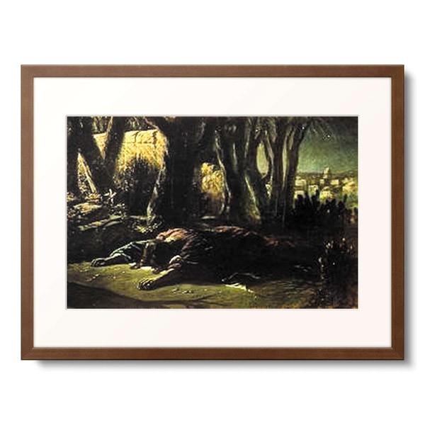 作家名:ワシーリー・ペローフArtist: Perov, Vasily,1833-1882 国籍:ロシアImagetitle:Christus am Olberg. 1878. 所蔵:Moscow, Tretyakov Gallery