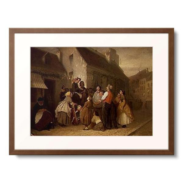 作家名:ワシーリー・ペローフArtist: Perov, Vasily,1833-1882 国籍:ロシアImagetitle:Liederverkaufer in Paris. 1863. 所蔵:Moscow, Tretyakov Gallery