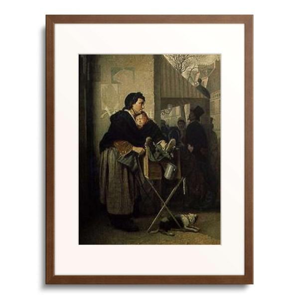 作家名:ワシーリー・ペローフArtist: Perov, Vasily,1833-1882 国籍:ロシアImagetitle:Die Leierkastenfrau (Paris). 1864. 所蔵:Moscow, Tretyakov G...