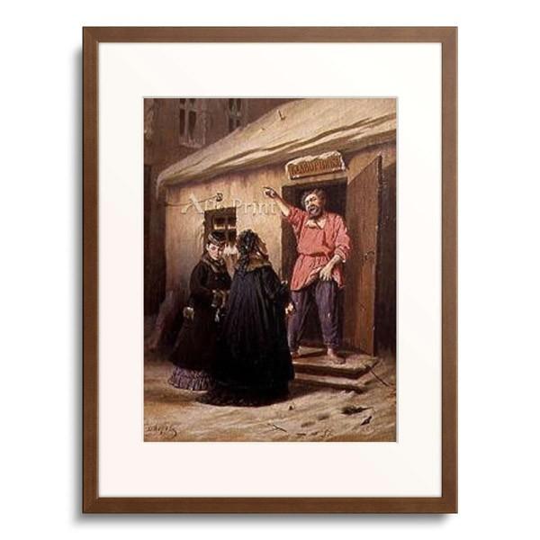 作家名:ワシーリー・ペローフArtist: Perov, Vasily,1833-1882 国籍:ロシアImagetitle:Auf Herbergssuche. 1864/1865. 所蔵:Moscow, Tretyakov Gallery