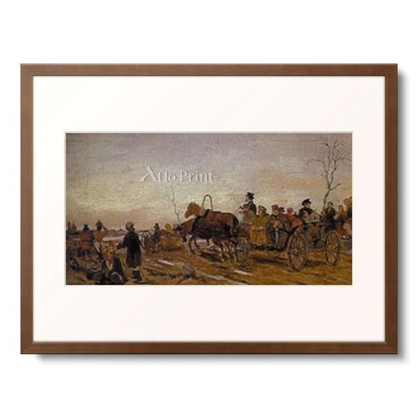 作家名:ワシーリー・ペローフArtist: Perov, Vasily,1833-1882 国籍:ロシアImagetitle:Karsamstag-Abend in Russland. 1873. 所蔵:Moscow, Tretyakov ...