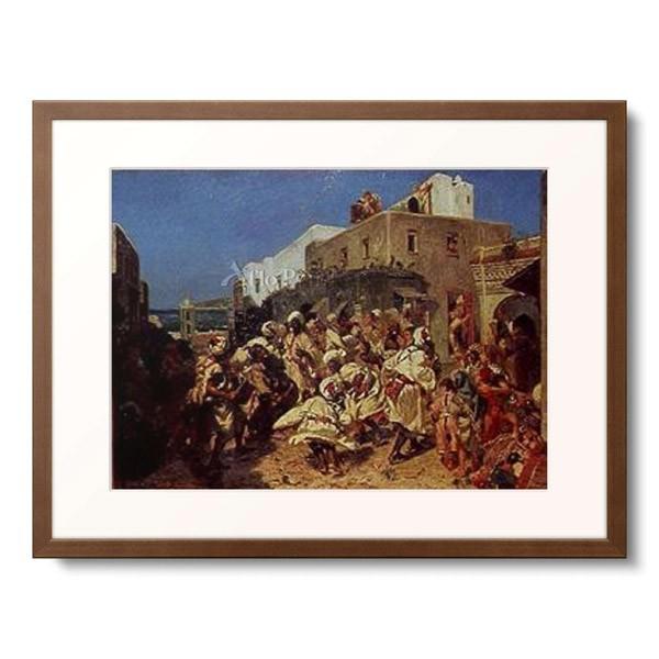 Artist:  Dehodencq, Alfred,1822-1882 Imagetitle:  Tanzende Neger in Algier. Dimensions:  152 x 202 cm Location:  Paris, ...