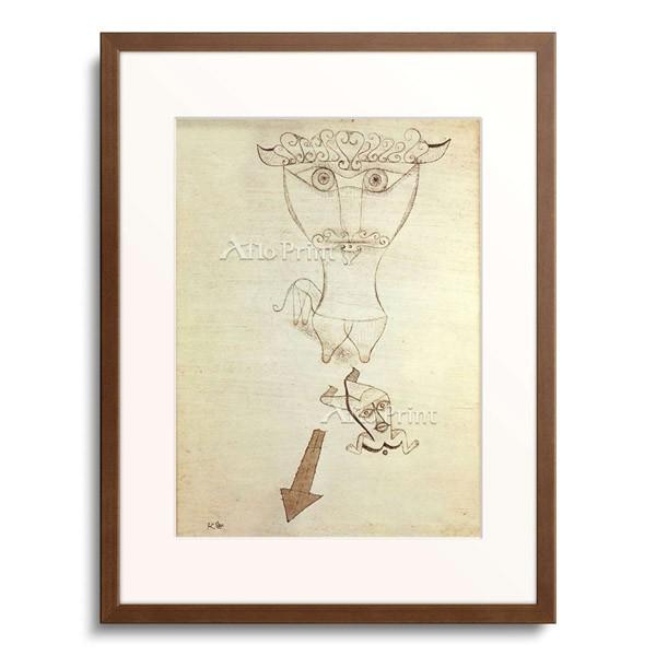作家名： パウル・クレー  ( 1879年 - 1940年 ) 国籍： スイス ジャンル　： 抽象芸術Artist:  Klee, Paul,1879-1940 Imagetitle:  Antike Fabel. 1923 III 56 ...