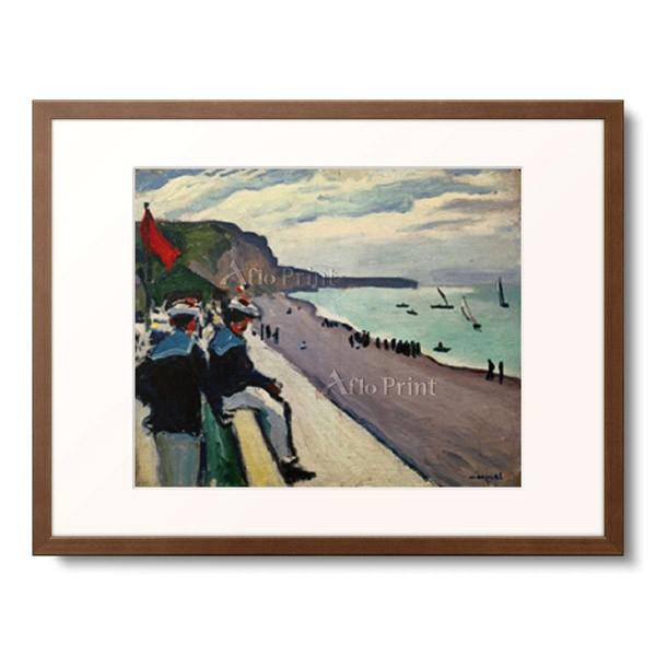 Artist:  Marquet, Albert,1875-1947 Imagetitle:  Blick auf den Strand von Fecamp. Um 1910. Dimensions:  50 x 60,8 cm Loca...