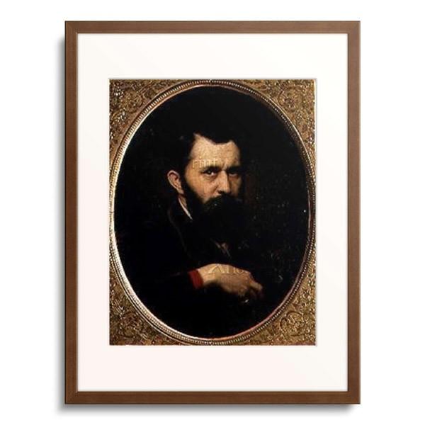 作家名:ワシーリー・ペローフArtist: Perov, Vasily,1833-1882 国籍:ロシアImagetitle:Selbstbildnis 1870. 所蔵:Moscow, Tretyakov Gallery