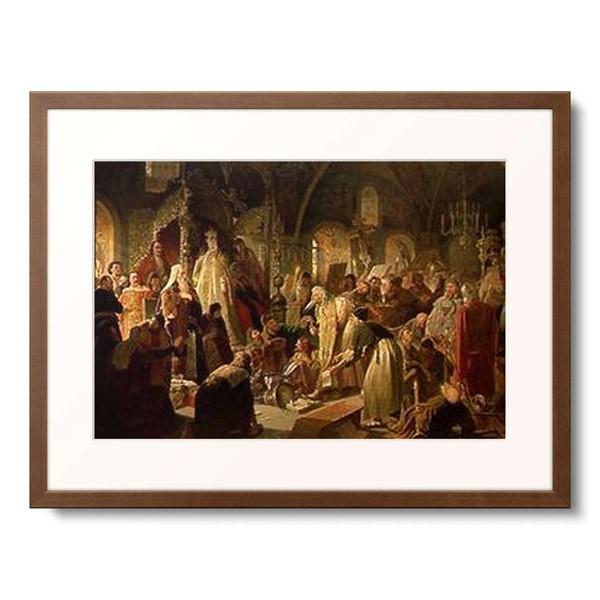 作家名:ワシーリー・ペローフArtist: Perov, Vasily,1833-1882 国籍:ロシアImagetitle:The Disputation of Nikita Poustovoit. 1880/81 所蔵:Moscow, ...