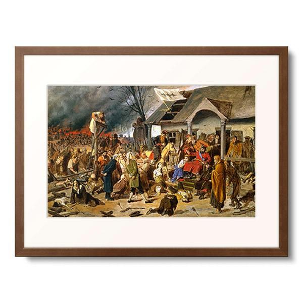 作家名:ワシーリー・ペローフArtist: Perov, Vasily,1833-1882 国籍:ロシアImagetitle:Die Verurteilung des J. Iwanowitsch Pugatschow (1775). 18...