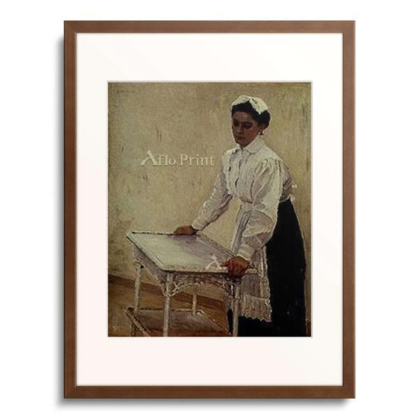 Artist:  Nesterow, Michail Wassiljew,1862-1942 Imagetitle:  Das Hausmadchen Sascha. 1915. Location:  Moskau, Staatl.Kusk...