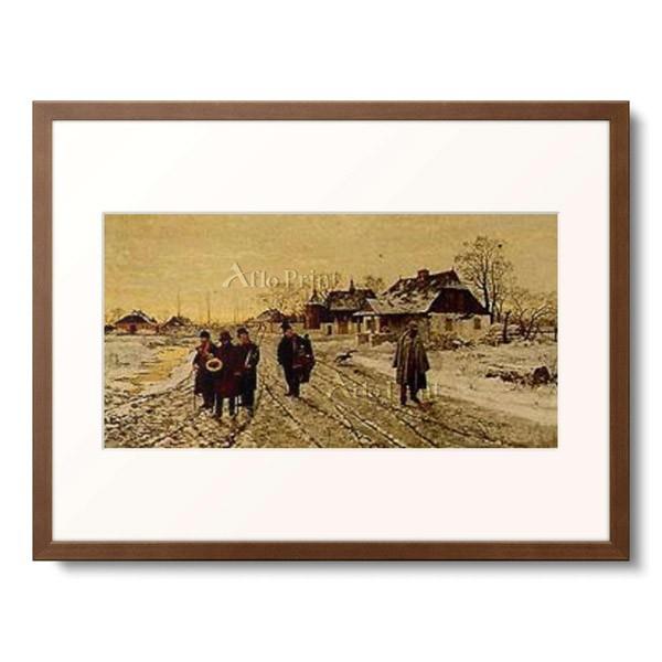 Artist:  Streitt, Franciszek,1839-1890 Imagetitle:  Wandernde Dorfmusikanten. 1880. Location:  Posen, Museum Narodowe