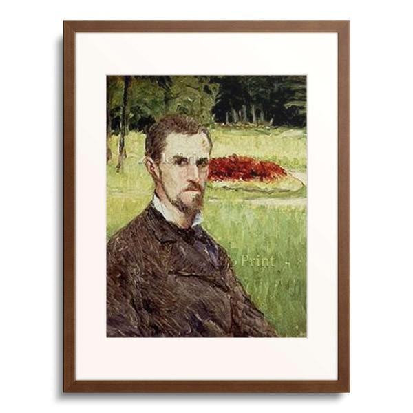 作家名:ギュスターヴ・カイユボット(1848年-1894年)国籍:フランスジャンル:印象派 Artist: Caillebotte, Gustave,1848-1894 Imagetitle:Self Portrait.