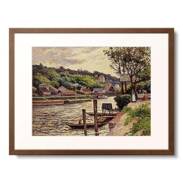 Artist:  Luce, Maximilien,1858-1941 Imagetitle:  Anlegestelle in Guinguette an der Oise. Location:  Christie's Images Ltd