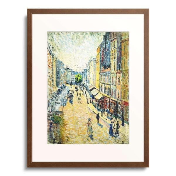 Artist:  Luce, Maximilien,1858-1941 Imagetitle:  A Street in Abbesses. Ca. 1895 Dimensions:  49.5 x 36.5 cm Medium:  Oil...