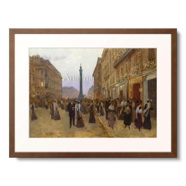 Artist:  Beraud, Jean,1849-1936 Imagetitle:  Abends auf der Rue de la Paix. Location:  Christie's Images Ltd