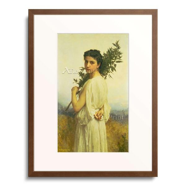 作家名:ウィリアム・アドルフ・ブグロー国籍:フランスジャンル :アカデミック美術　アカデミック絵画Artist: Bouguereau, William Adolphe,1825-1905 Imagetitle:Nymph holding ...