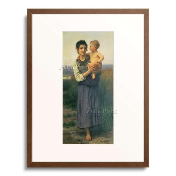 作家名:ウィリアム・アドルフ・ブグロー国籍:フランスジャンル :アカデミック美術　アカデミック絵画Artist: Bouguereau, William Adolphe,1825-1905 Imagetitle:Mother and Chi...