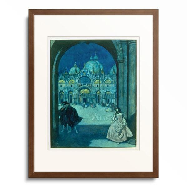 Artist: Dulac, Edmund,1882-1953 Imagetitle: Karneval in Venedig auf der Piazza San Marco. Location: Christie's Images Ltd