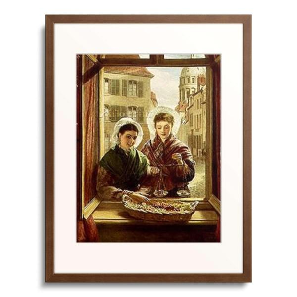 Artist:  Frith, William Powel,1819-1909 Imagetitle:  Obstverkauferinnen vor meinem Fenster in Boulogne. Location:  Chris...
