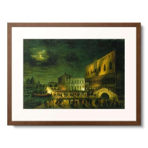 Artist:  Grubacs, Carlo,tatig um 1840/70 Imagetitle:  Karnevalstreiben auf der Piazza San Marco in Venedig. Location:  C...