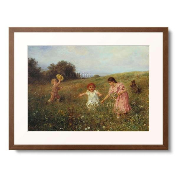 Artist:  Knaus, Ludwig,1829-1910 Imagetitle:  Springtime. Location:  Christie's Images Ltd