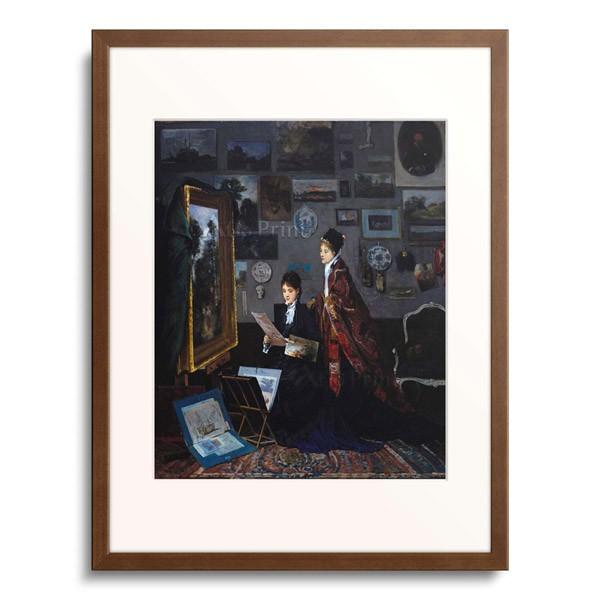 作家名:アルフレッド・ステヴァンス　アルフレッド・ステバンスArtist: Stevens, Alfred,1823-1906 国籍:ベルギーImagetitle:In the studio.