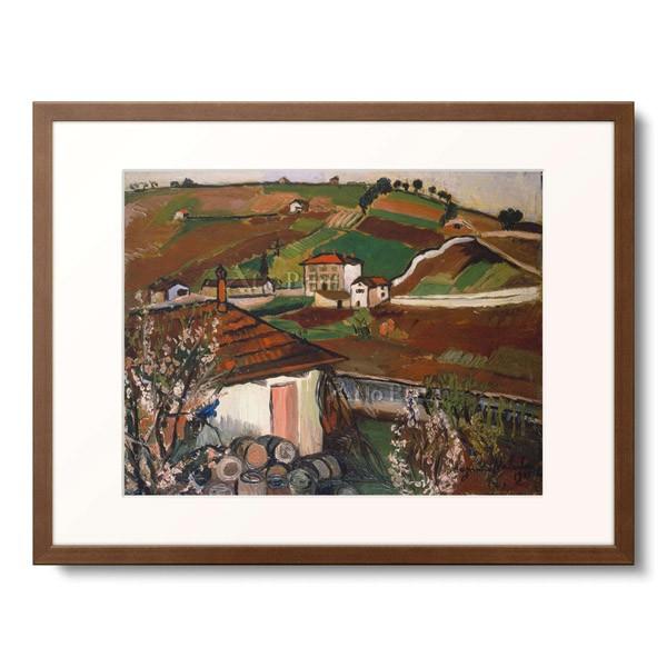 作家名:シュザンヌ・ヴァラドンフランスの画家人物画女流画家Artist: Valadon, Suzanne,1865-1938 Imagetitle:Houses in the countryside. 1921 Dimensions: 3...