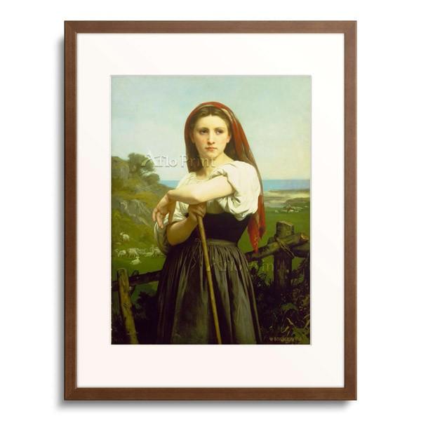 作家名:ウィリアム・アドルフ・ブグロー国籍:フランスジャンル :アカデミック美術　アカデミック絵画Artist: Bouguereau, William Adolphe,1825-1905 Imagetitle:The Shepherdes...