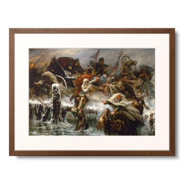 Artist:  Bussche, Joseph E. van den,1837-1908 Imagetitle:  Napoleon's flight from Russia 1812. Painted 1901. Location:  ...