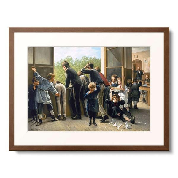 Artist:  Trupheme, Auguste Joseph,1836-1898 Imagetitle:  The Class Pranksters. Dimensions:  90,2 x 130,2 cm Medium:  oil...