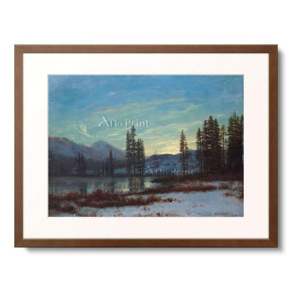 作家名:アルバート・ビアスタットアメリカの画家風景画ハドソン・リバー派Artist:Bierstadt, Albert,1830-1902 Imagetitle:Snow In The Rockies. Medium:Ol/Papier/K...
