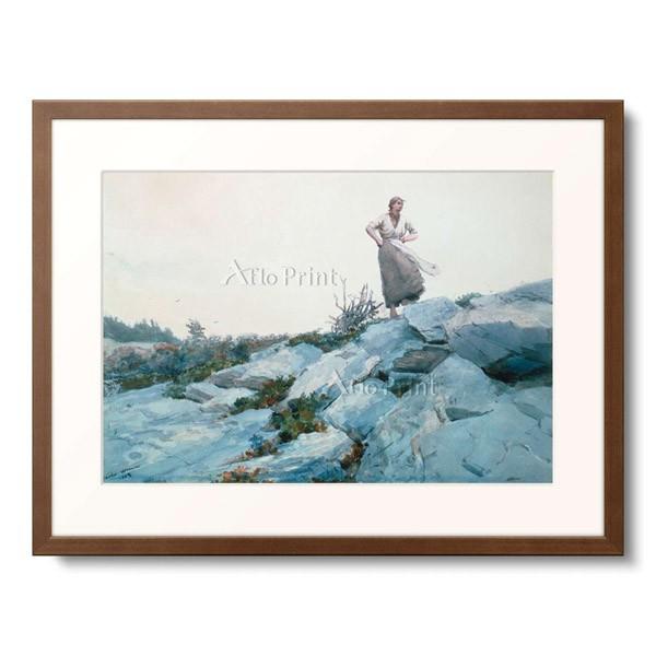 作家名:ウィンスロ・ホーマーアメリカの画家Artist:Homer, Winslow 1836-1910 Imagetitle:The Faggot Gatherer. 1883 Dimensions:35,6 x 50,8 cm Medi...