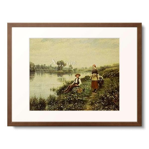 Artist:  Knight, Daniel Ridgway,1839-1924 Imagetitle:  Gesprach im Vorubergehen. Location:  Christie's Images Ltd