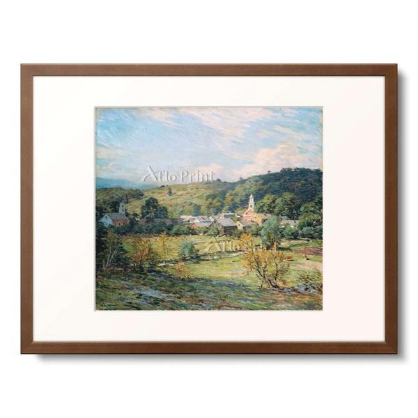Artist:  Metcalf, Willard Leroy,1858-1925 Imagetitle:  September Morning, Plainfield, New Hampshire. Dimensions:  81,4 x...